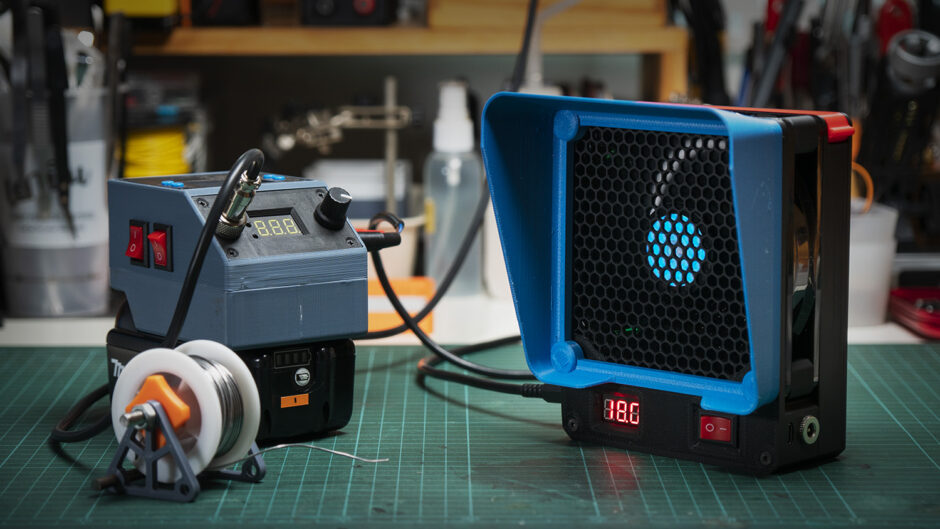 DIY Ultimate 120mm Soldering Fume Extractor [3D Print] - Simply Maker