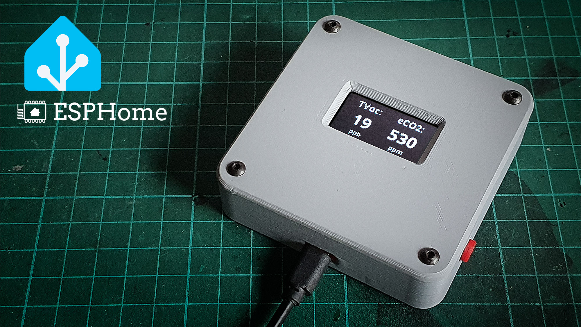 Simple DIY AQI Module: Measure TVOC, CO2, Humidity, and Temperature - Simply Maker