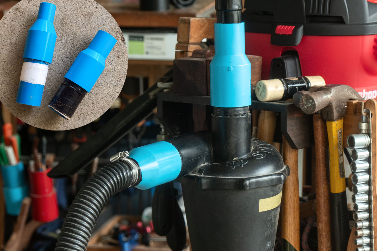 3D Printed Low-Profile Dust Hose Adapter for Cyclone Separator - Simply ...
